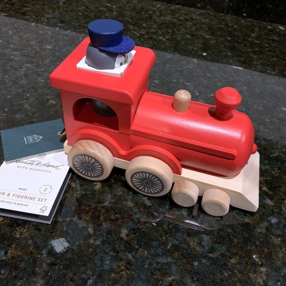 Hearth & Hand | Toys | Hearth Hand With Magnolia Red Toy Train And ...